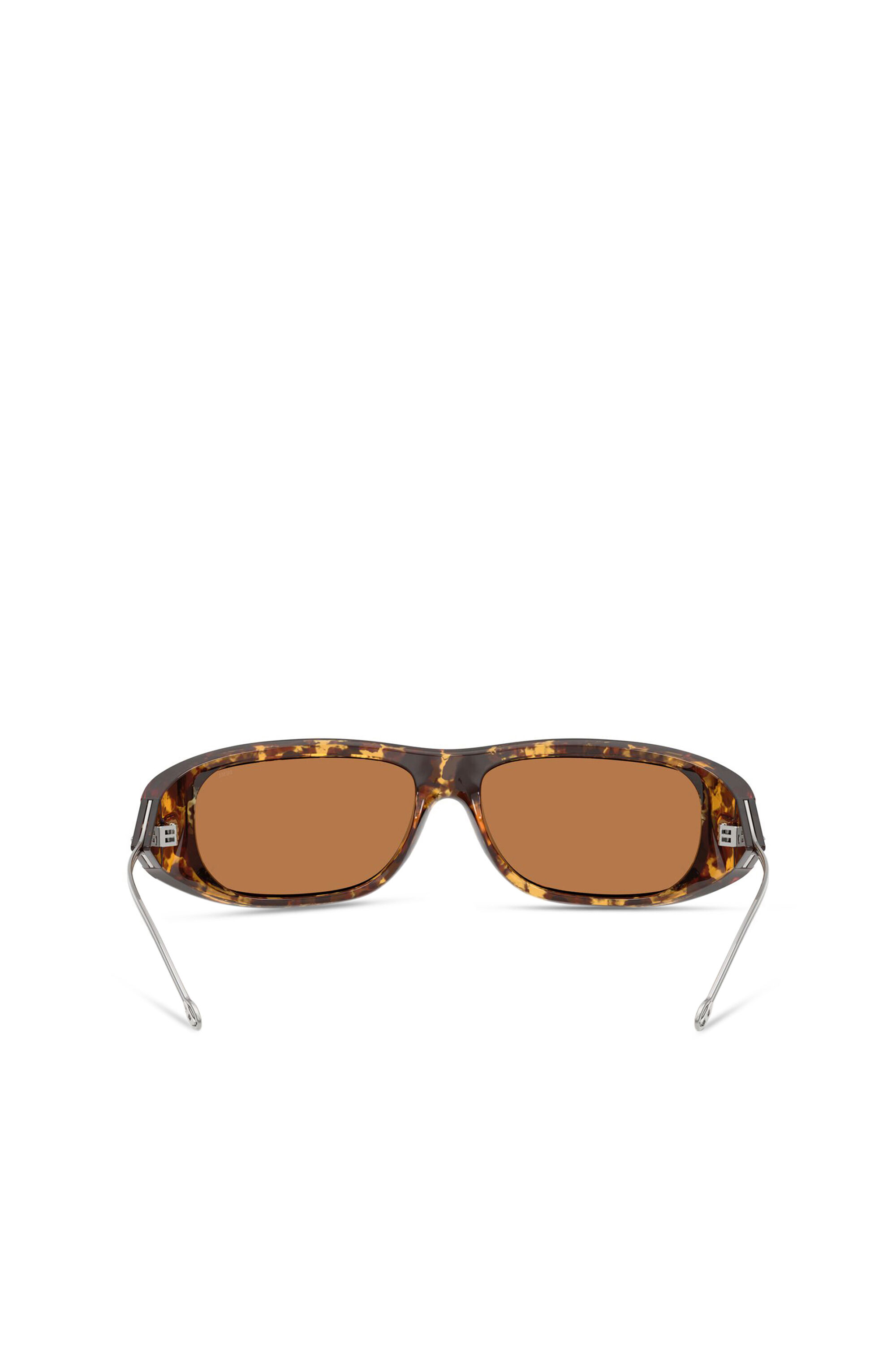 Women's Wraparound style sunglasses | Brown | Diesel