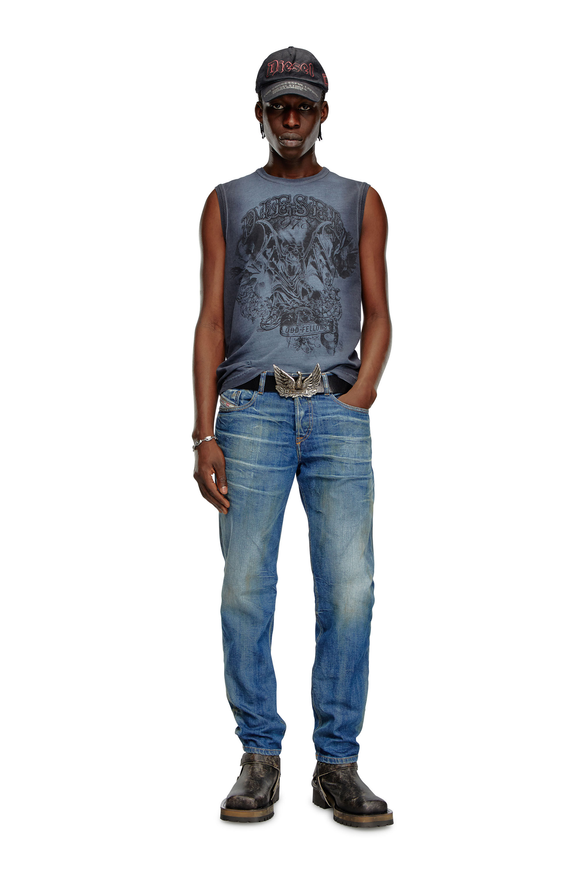 2023 D-Finitive Tapered Jeans | Medium Blue | Diesel 2023 D-Finitive Tapered Jeans | Medium Blue | Diesel
