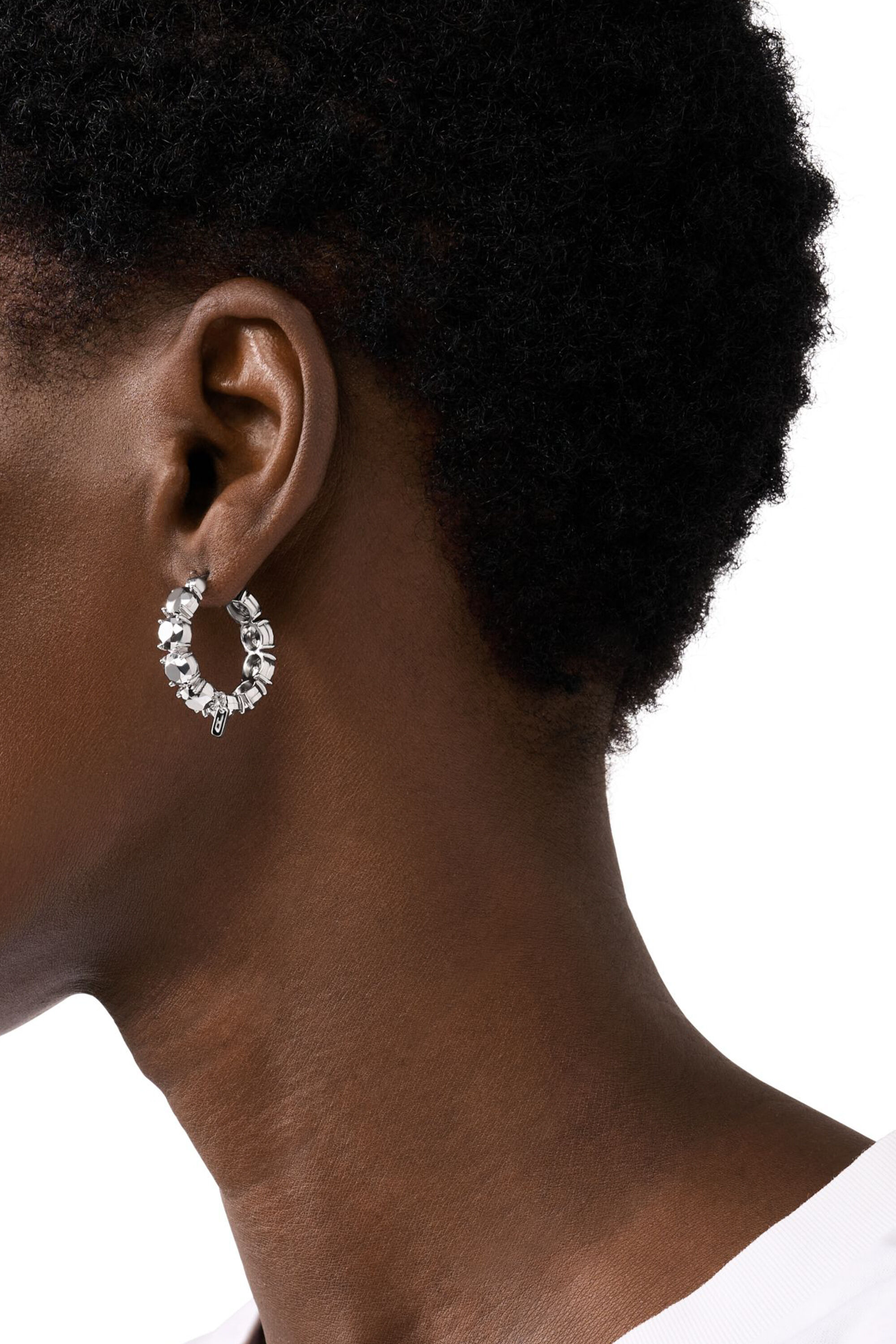 Women's Sterling Silver Hoop Earring | Silver | Diesel