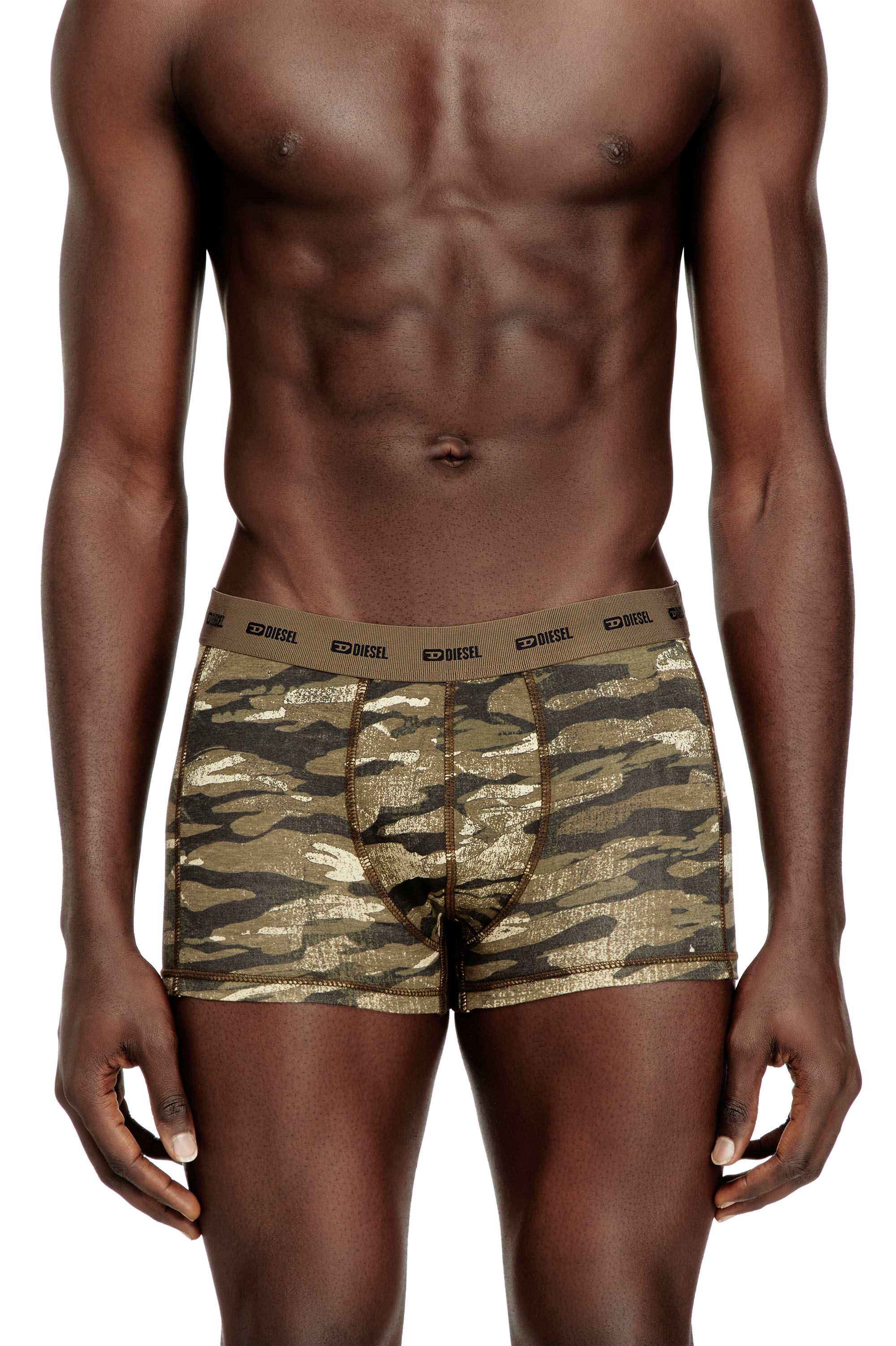 Men's 3-pack of boxer briefs plain and camo | Green | Diesel