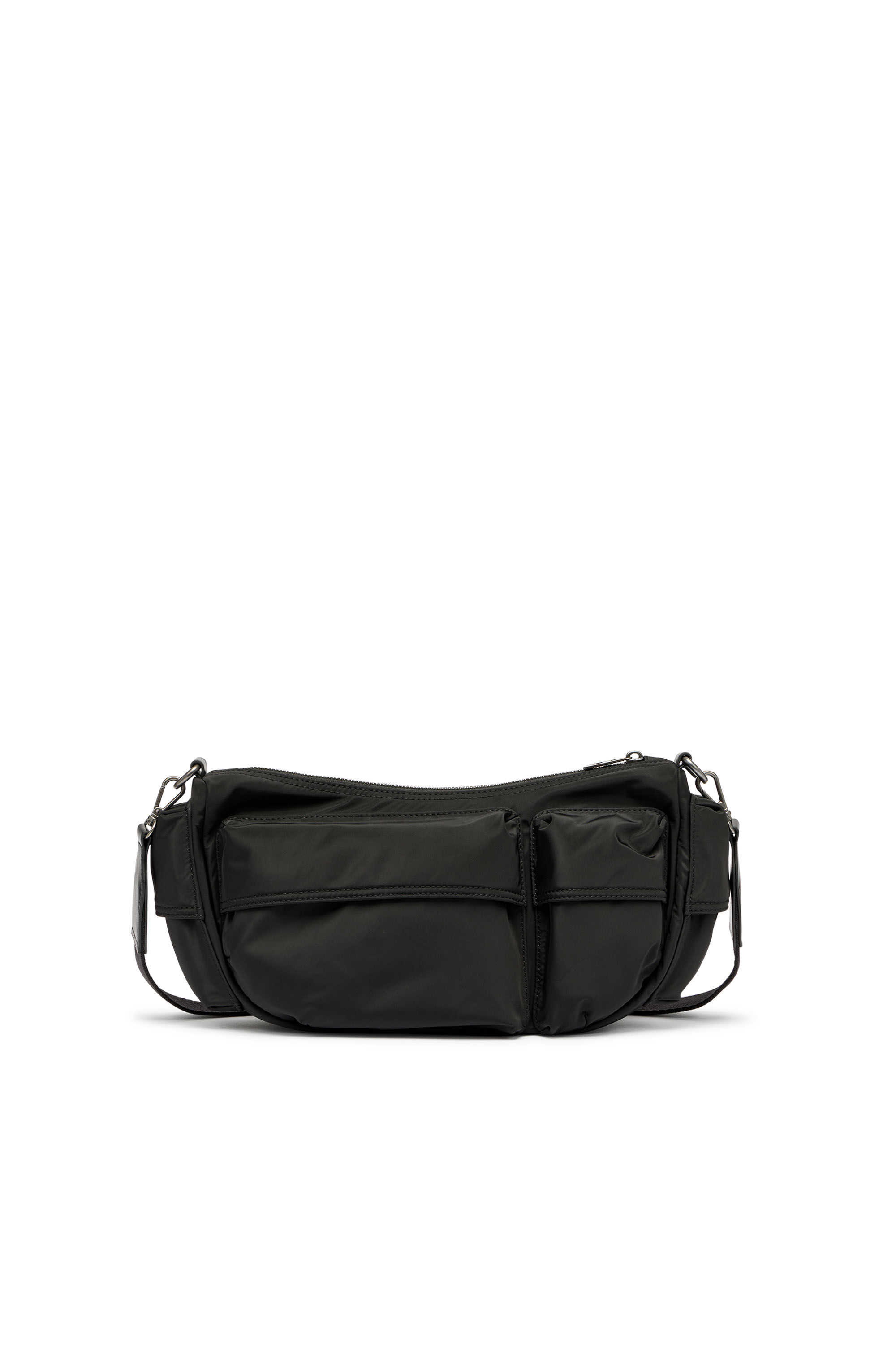 Women's Multi-Pkts-Multipocket bag in utilitarian shell | Black | Diesel