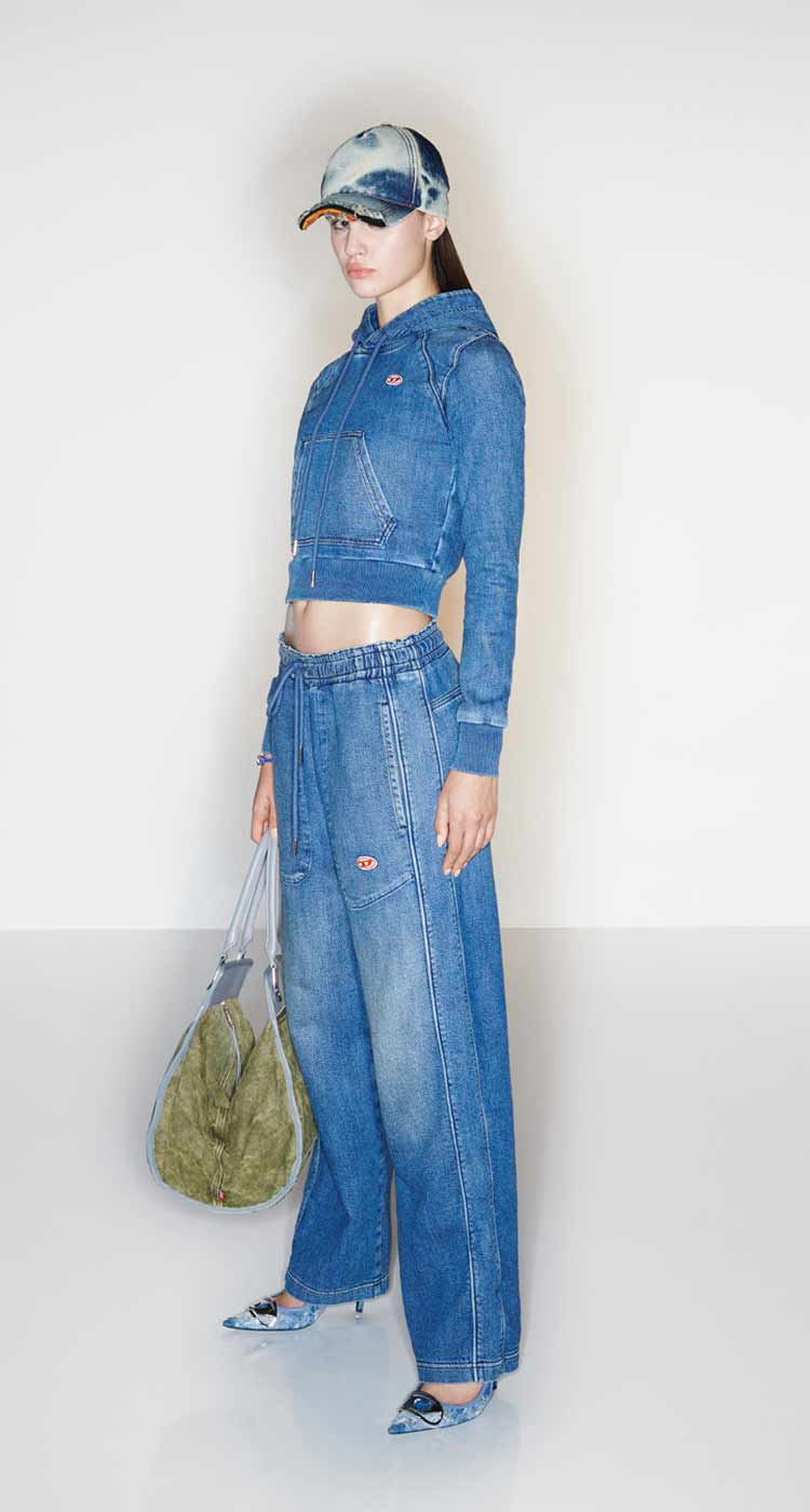 Women's Track Denim: Baggy jeans, denim shorts, bodysuits | Diesel®