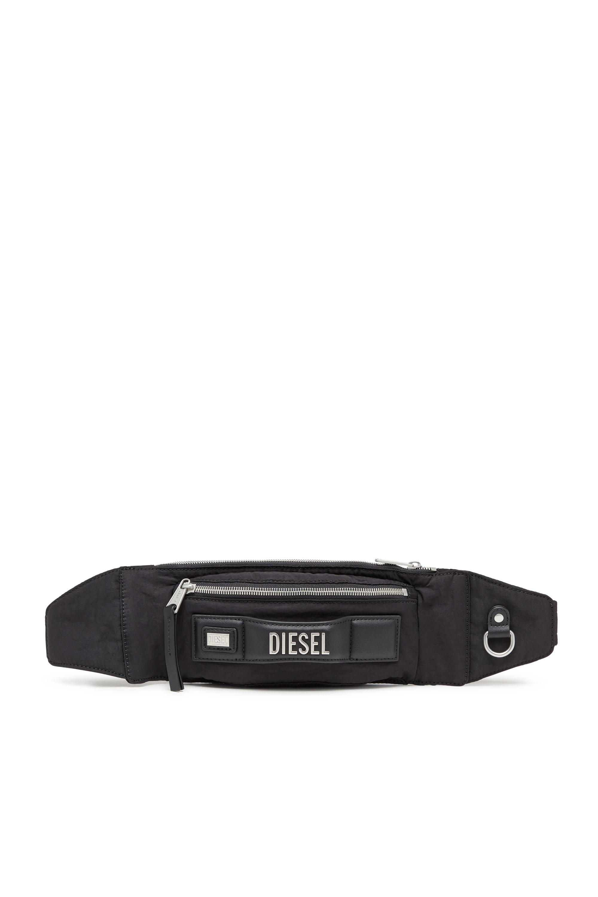 Women's Logos Belt Bag - Belt bag in recycled nylon | Black | Diesel